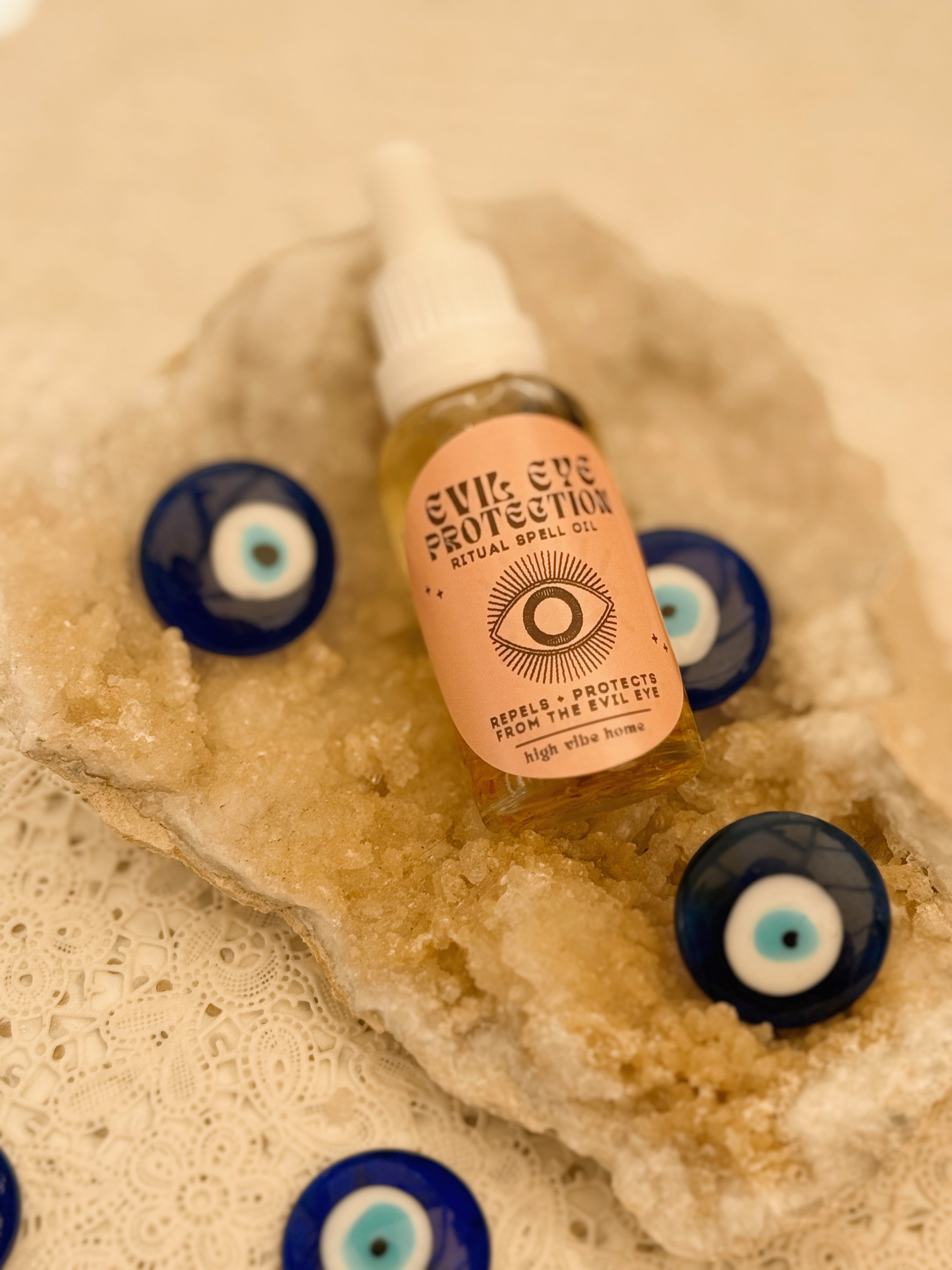 Evil Eye Protection + Repellent Ritual Spell Oil – Highvibehome
